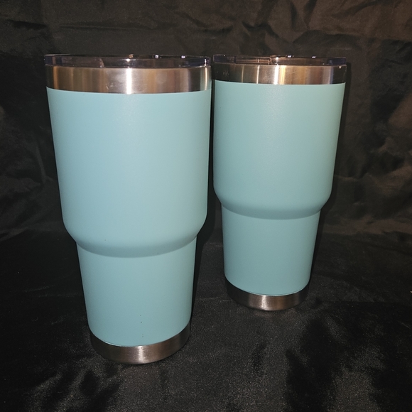 Kitchen | Teal Baby Blue Insulated No Sweat Doublewall 3oz Tumbler With ...